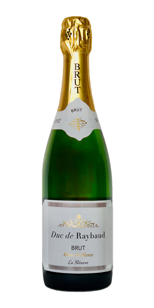 Duc de Raybaud white sparkling wine brut, Vins Breban
